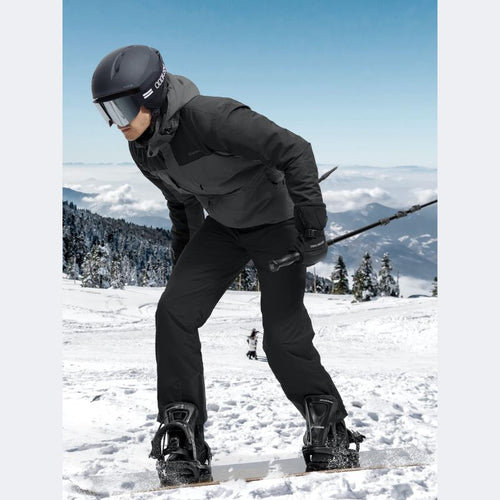 Home TRACK Men's Warm Waterproof Snow Ski Jacket