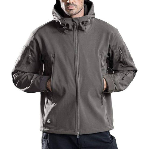 Home SHARKSKIN Men’s Warm Waterproof Softshell Tactical Hiking Jacket