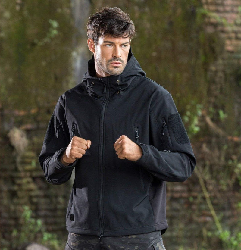 Home SHARKSKIN Men’s Warm Waterproof Softshell Tactical Hiking Jacket